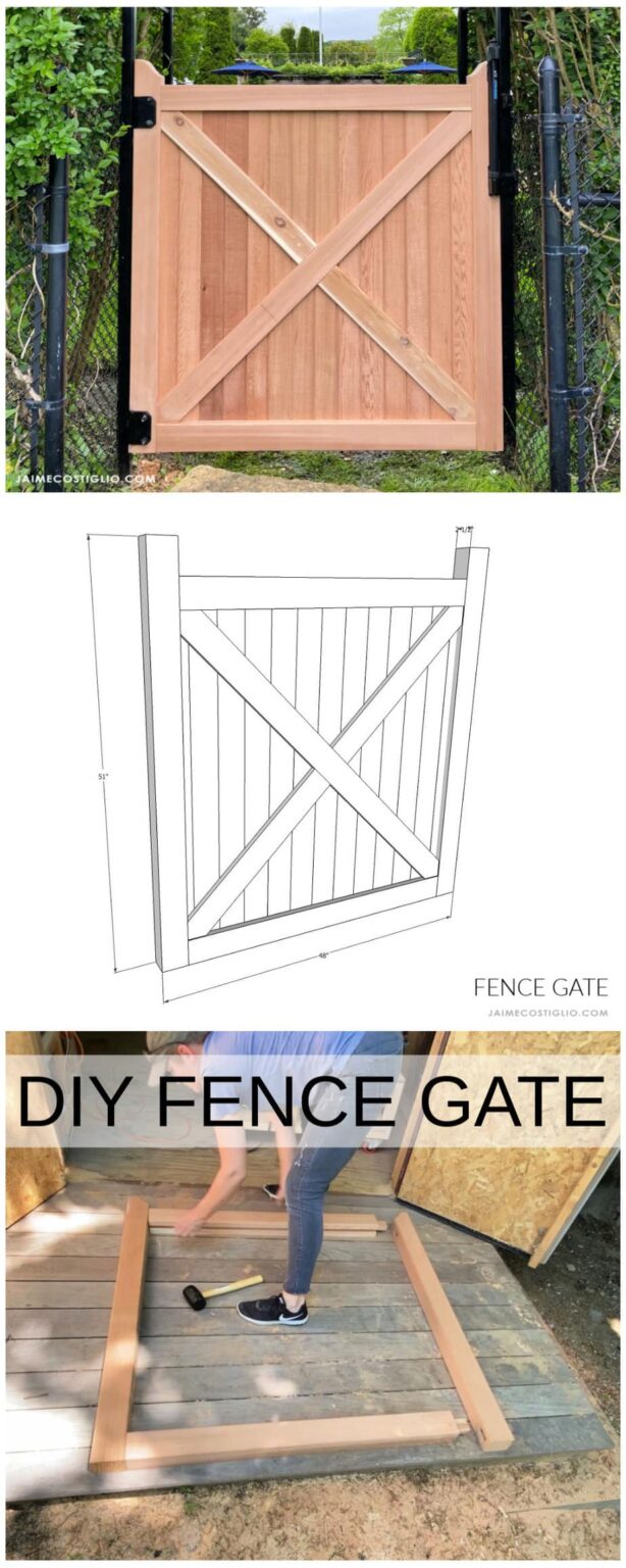 How to Build a DIY Fence Gate - yardworship.com